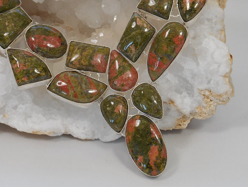 Unakite Necklace 3 – Andrea Jaye Collection